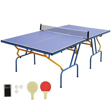KL KLB Sport 8ft Midsize Table Tennis Table Outdoor Indoor, Foldable ...