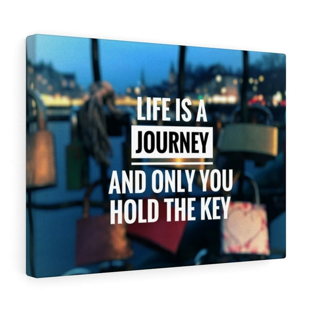 Inspirational Wall Art Life Is A Journey Motivational Print Ready to ...