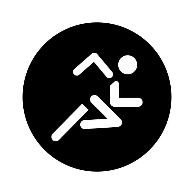 Running Sticker Decal Die Cut - Self Adhesive Vinyl - Weatherproof ...