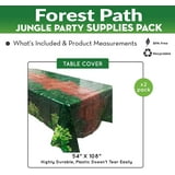 Forest Path Tablecovers (2 Pack), Jungle Party, Baby Shower, Birthdays ...
