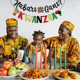 Kwanzaa Banner, Kwanzaa Decorations, Glitter Happy Kwanzaa Banner ...