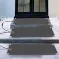3Pcs Snow Melting Mat Non-Slip Heated Outdoor Mats 10''x30'' with Power ...