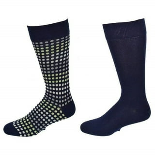 Legale Mens (Sock Size 10-13/Shoe Size 8-12) Holiday 4-Pair Crew Socks ...