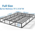 Box Spring Full Size Bed Bases, 9 Inch High Metal Full Size Box Spring ...