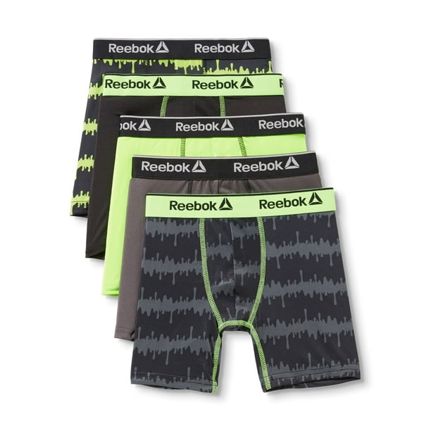 Reebok Boys' Performance Boxer Briefs, 5 Pack, Sizes S-XL - Walmart.com
