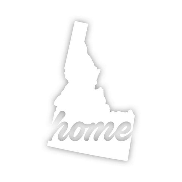 Idaho Home Sticker Decal Die Cut - Self Adhesive Vinyl - Weatherproof - Made in USA - Many Color ...