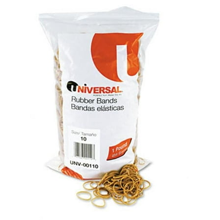 Universal Rubber Bands, Size 16, 2-1/2 x 1/16, 1900 Bands/1lb Pack ...