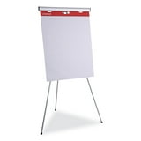 Universal Self-Stick Easel Pad, Unruled, 25 x 30, Sticky Flip Chart Paper, Large, White, 30 ...