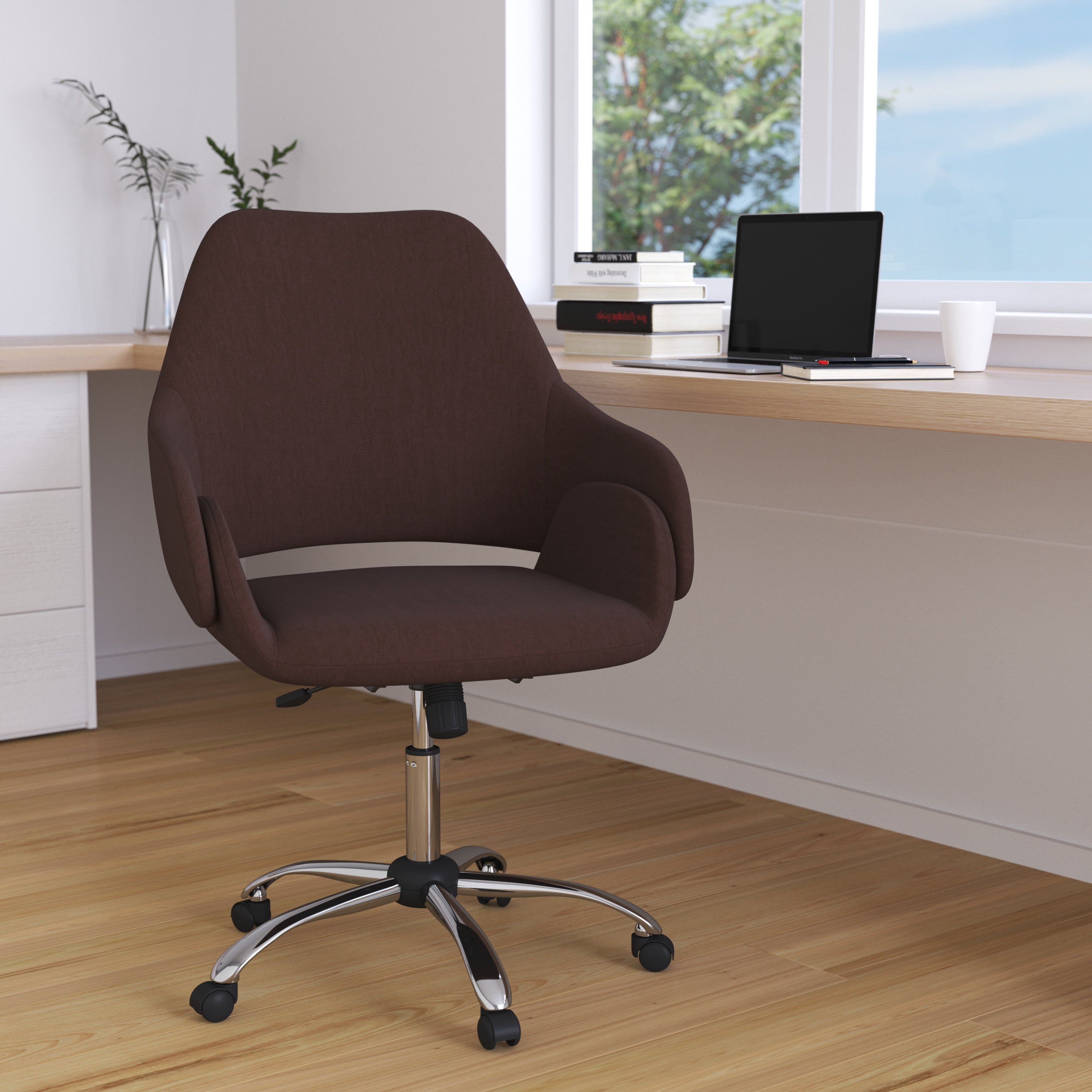 Merrick Lane Office Chair Ergonomic Executive Mid-Back Design In ...