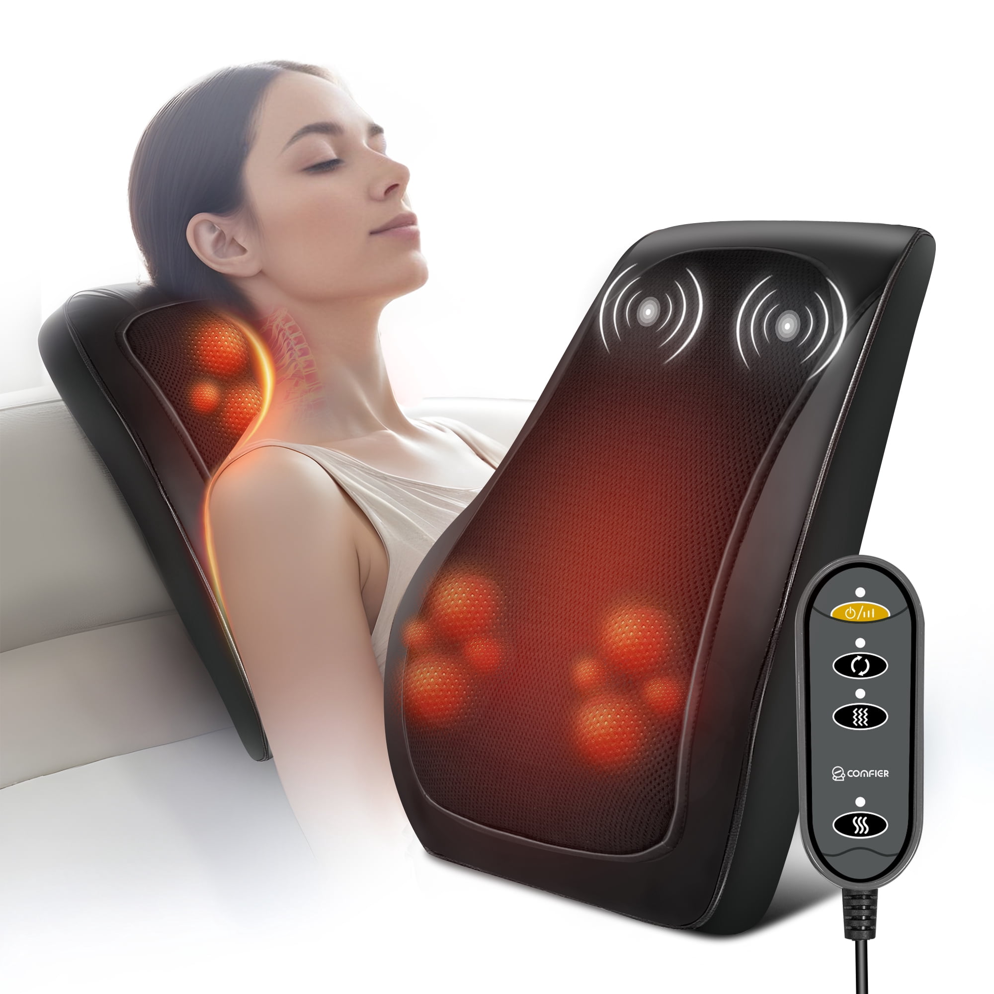 Click here for Comfier Back Neck Massager With Heat  8 Kneading N... prices