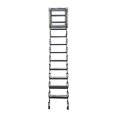 INTSUPERMAI Attic Loft Ladder Wall Mounted Folding Stairs 9.8ft Height ...