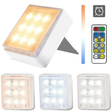 DYstyle Wireless Spotlight Indoor Remote Control Battery Operated RGB ...