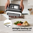 1.5L Wireless Heating Lunch Box, 24000mAh Stainless Steel BPA-Free ...
