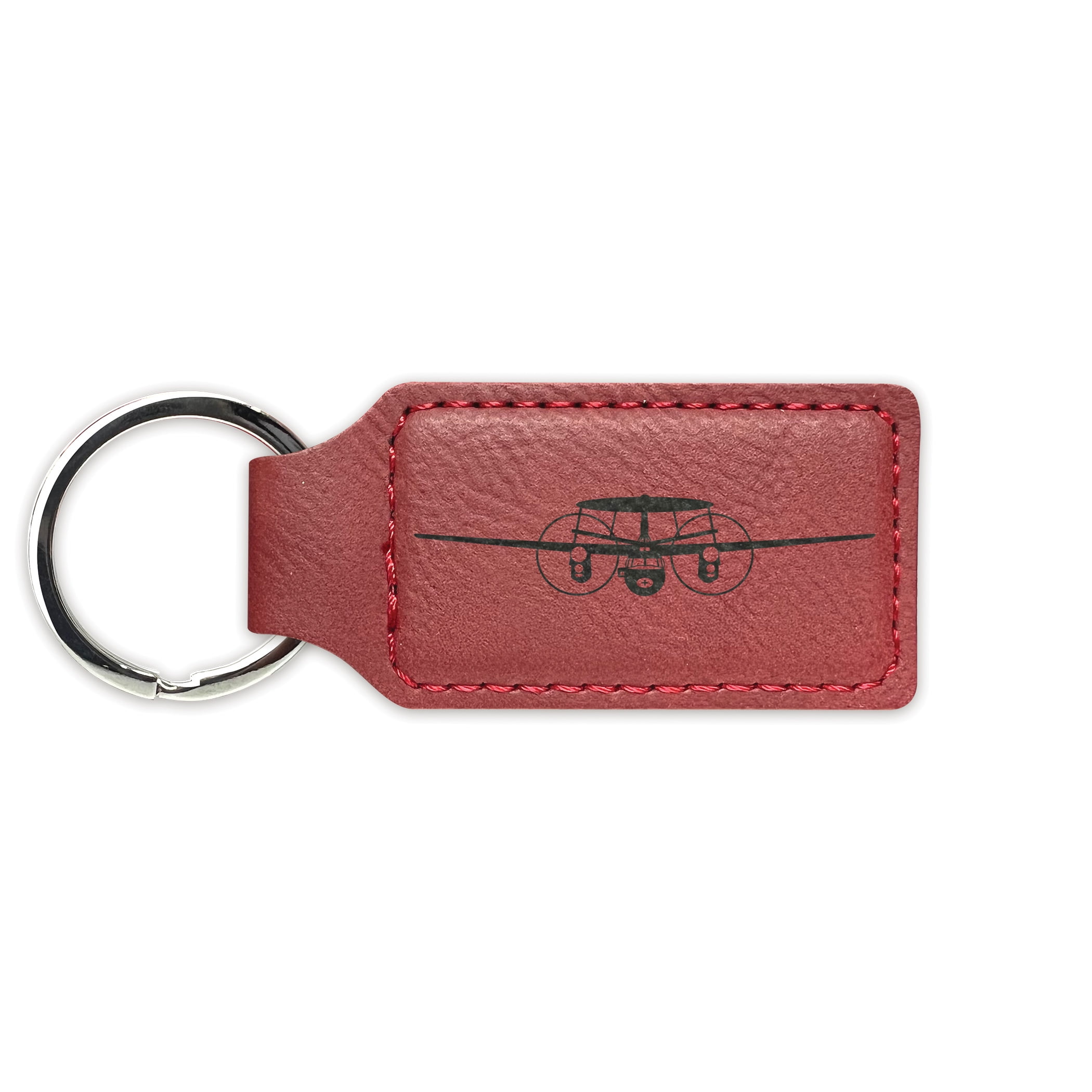 E-2 Hawkeye Keychain Leatherette Rectangle - Laser Engraved - Many ...
