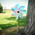 In the Breeze 2621 — 12-inch Striped Iridescent Pinwheel Spinner ...