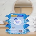 Great Value Flushable Wet Wipes, Fresh Scent, 4 Packs of 42 Wipes ...