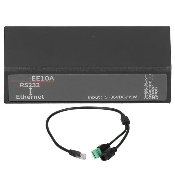5‑36V Serial Server RS232 to Ethernet Communication Network ...