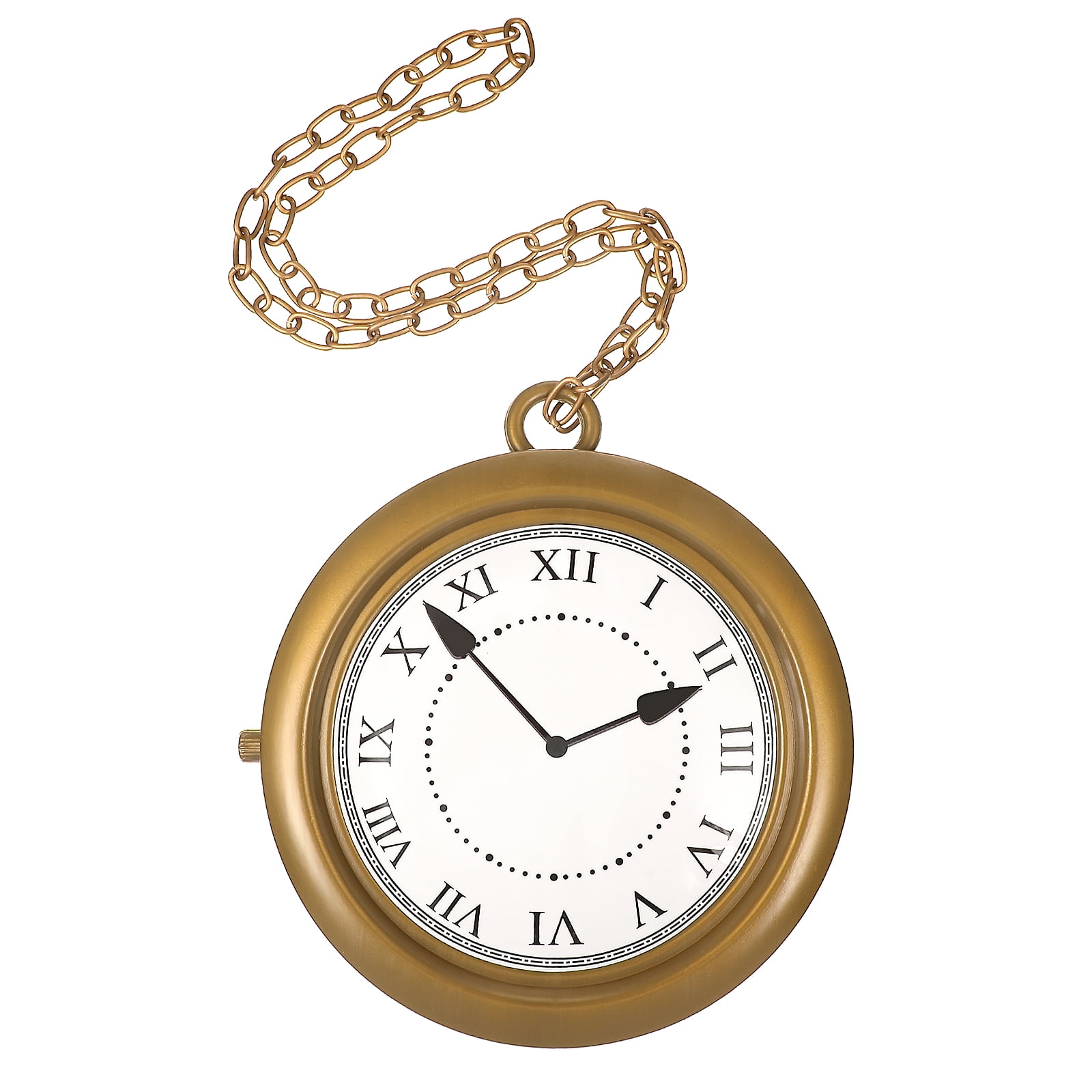 Click here for Cimaxic Gold Clock Necklace Halloween Cosplay Cloc... prices