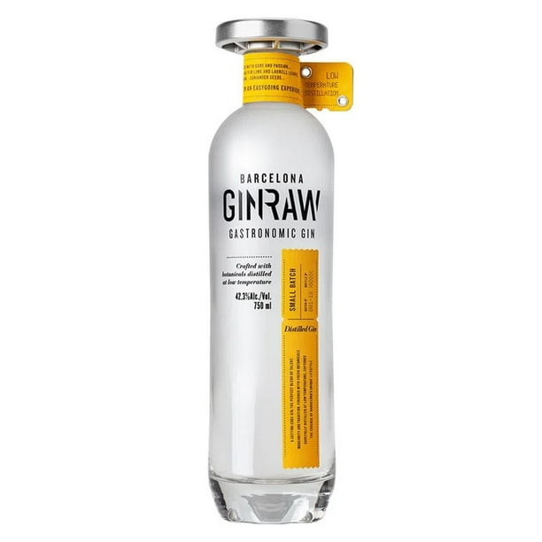 Pack de 6 Ginebra Ginraw Gastronomic Gin 750 ml | Walmart en línea