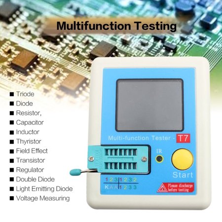 3.5 Inch 0.01-50MΩ 25pF-100mF LCD Capacitor Meter Infrared Waveform ...