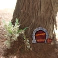 Double Layer Wooden Gate Ornament for Courtyard Garden, Rustic Hanging ...