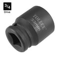 3/4-inch Drive 33mm Metric 6-Point Shallow Impact Socket, Cr-Mo Steel ...