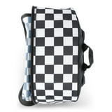 Wonder Nation Kids Unisex 17" Checkered Backpack, Black/White - Walmart.com