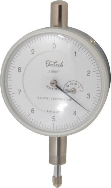 Teclock 0.05" Range, 0-10 Dial Reading, 0.0001" Graduation Dial Drop Indicator - Walmart.com