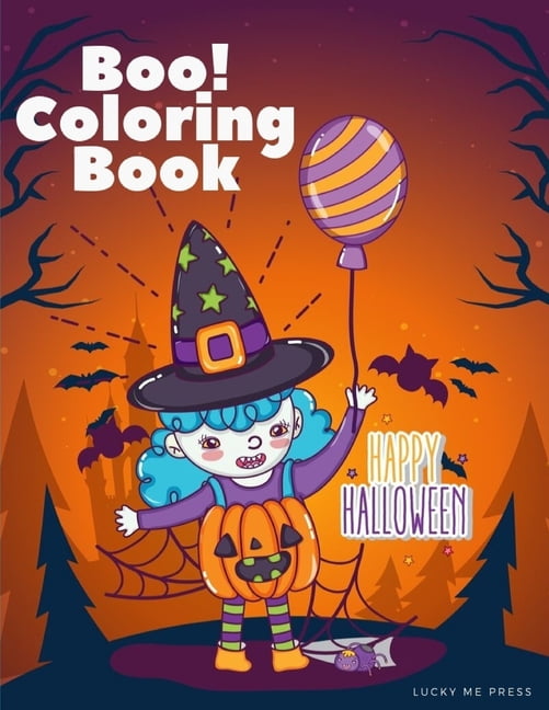 Buy Color Spooky: Boo!Coloring Book: An Adult Halloween Coloring Book ...