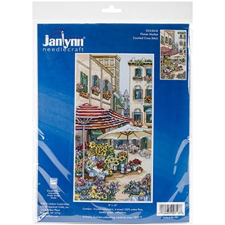 Janlynn Flower Market Cross Stitch | Walmart Canada