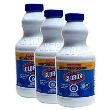 Clorox Performance Bleach with Cloromax, 3 Pack, 121 Ounce Bottles ...