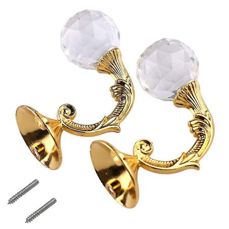 Retenues de rideau Boule de cristal Embrasses de rideau Dos de crochet ...
