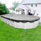 Robelle 12-Year Platinum Oval Winter Pool Cover, 15 x 30 ft. Pool ...