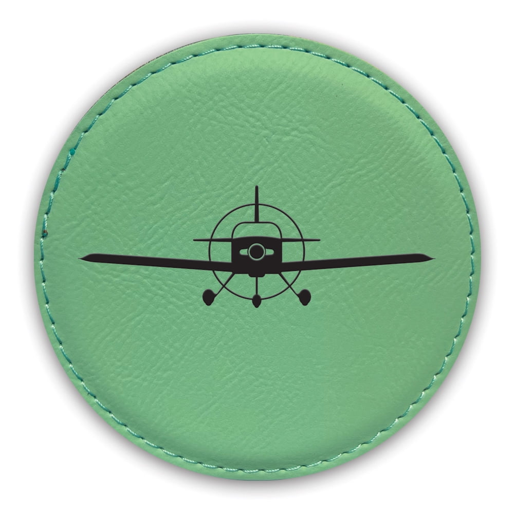 RV-7A Coaster Laser Engraved Leatherette - Round Coasters - Many Colors ...
