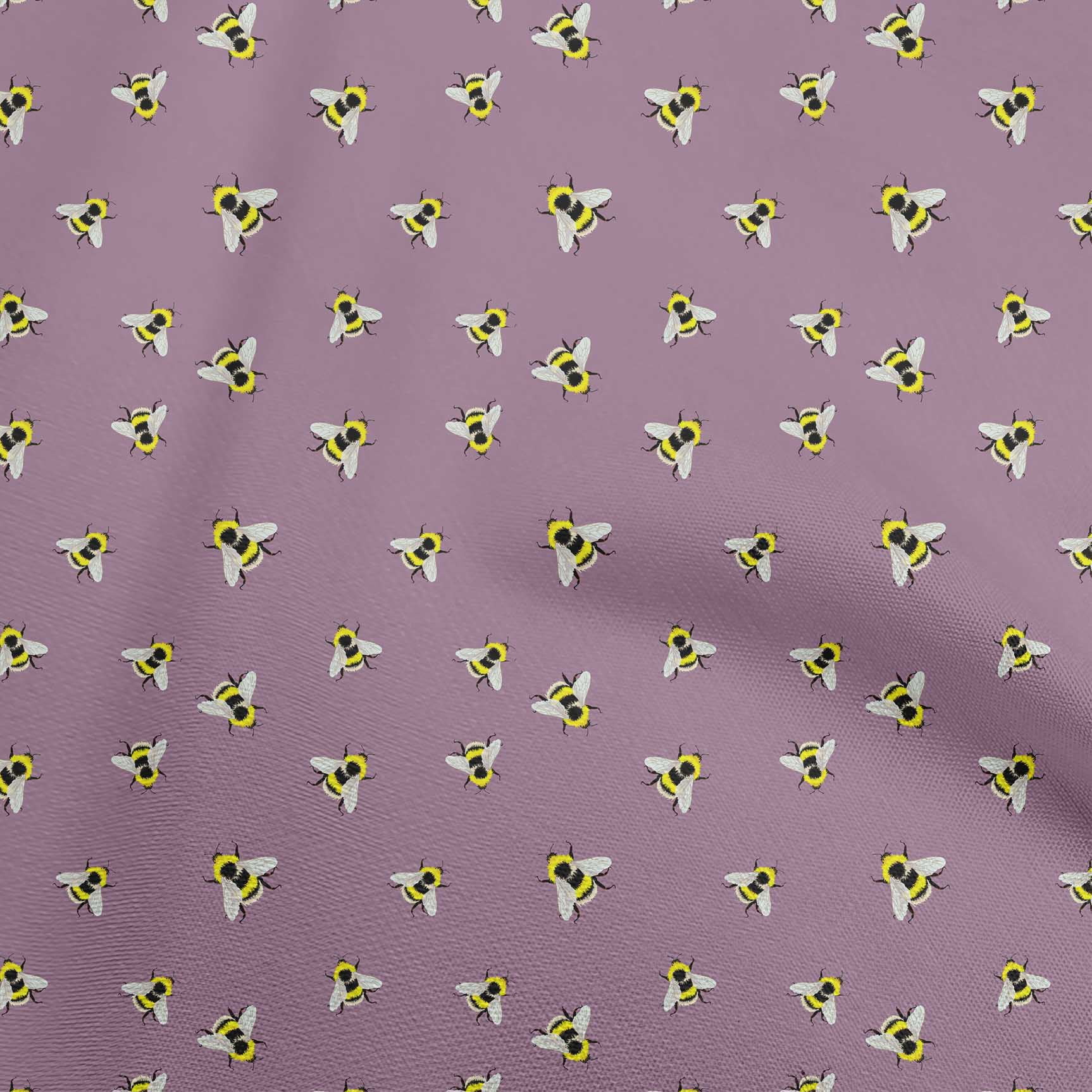 oneOone Silk Tabby Purple Fabric Sewing Material Print Fabric By The ...