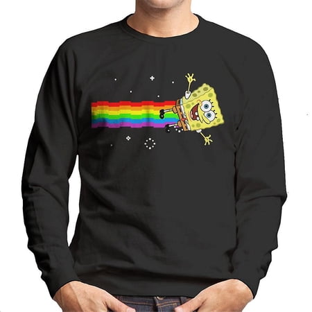 Spongebob Squarepants Nyan Cat Meme Men's Sweatshirt | Walmart Canada