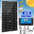 400 Watts Solar Panel Kit 100A 12V Battery Charger w/ Controller ...
