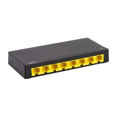 Monoprice 8‑Port Fast Ethernet Unmanaged Network Switch | 10/100Mbps ...