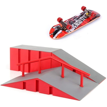Finger Skateboard Park Ramp Toys Kit, Skateboard Multiple Assembly ...