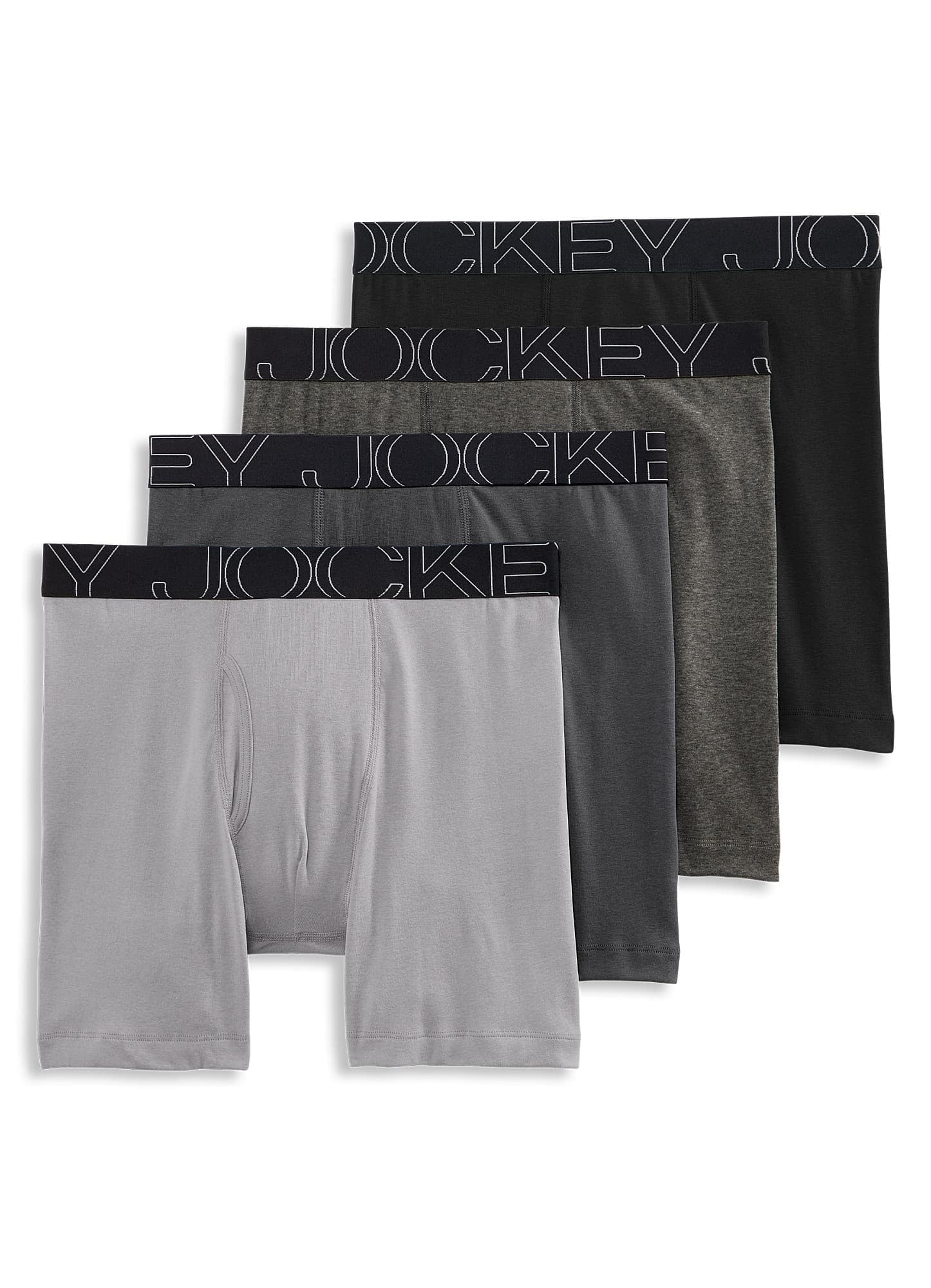 Jockey Men ActiveBlend 7" Midway Brief - 4 Pack - Walmart.com