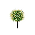 Artificial Camellia Flower Ball Topiary, Faux Flower Garden Stake with ...