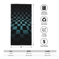 Abstract Chess Room Soft Bath Towel 12x24 for Beach, Pool, Travel, Gym ...