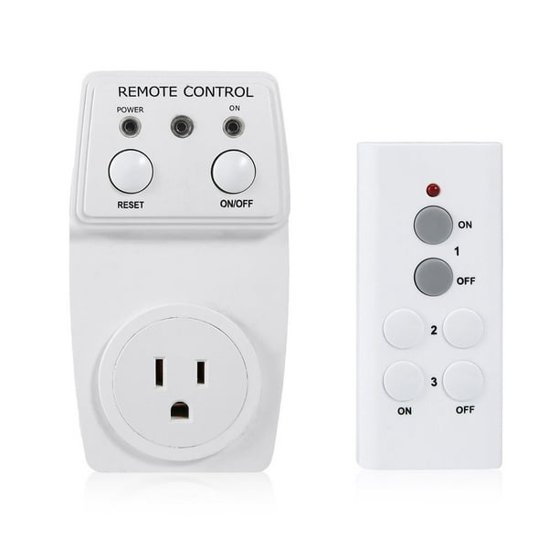 Wireless AC Power Outlet Electrical Light Switch Socket With Remote ...