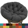 Blazing Needles 52-inch Solid Microsuede Papasan Cushion, Indoor Use ...