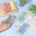 10Pcs 5 Colors Wood Polyeser Beach Chair Miniature Furniture Model for ...