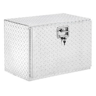 39 Inch Aluminum Tool Box, Heavy Duty Truck Bed Tool Box with Lock and ...