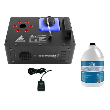 Chauvet DJ Geyser T6 Smoke Fog Machine and RGB LED Light Effect with ...