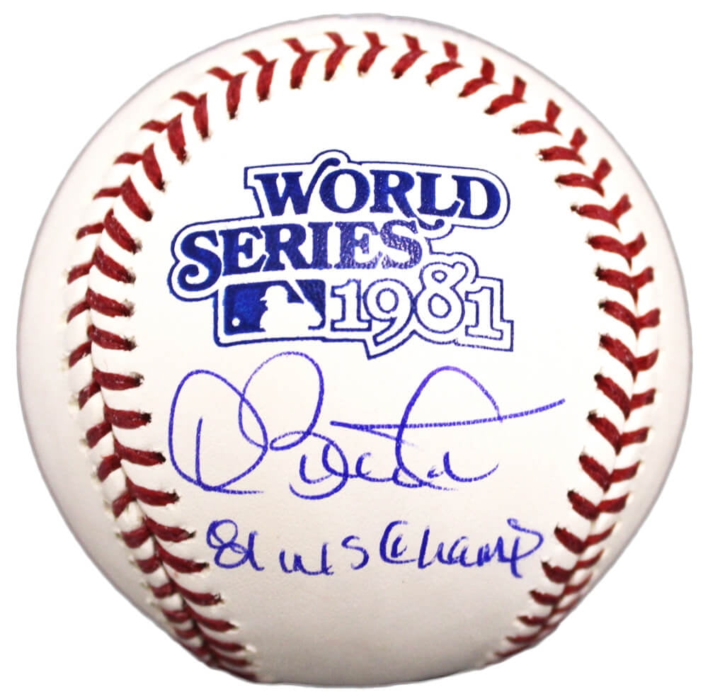 Dave Stewart Signed Rawlings 1981 World Series (Los Angeles Dodgers ...
