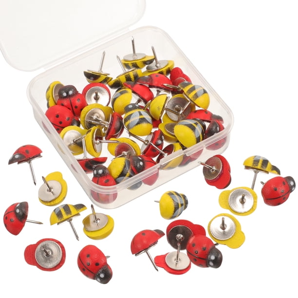 Chinchetas multifunción con forma de animal, accesorio para mapas, 50 ...
