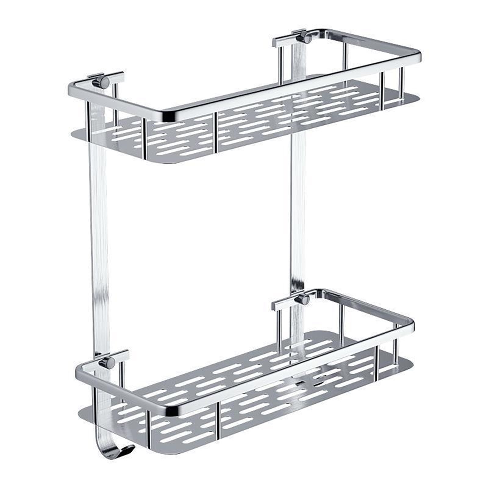 FaLX Wall Mounted Shower Shelf - Space-saving - Aluminum - No ...